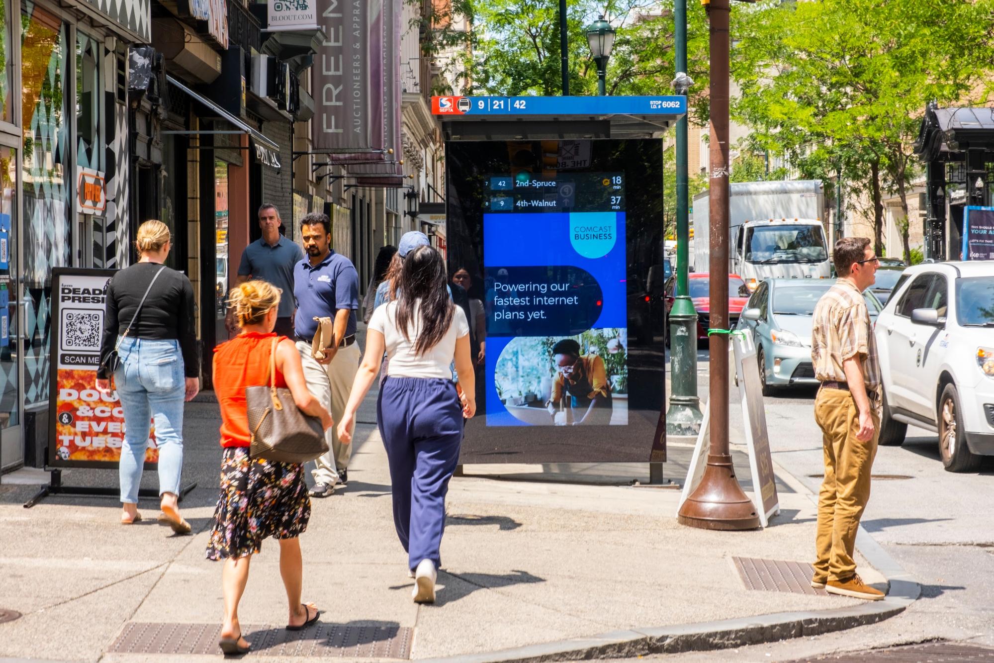 Philadelphia | SEPTA Ads | Outdoor Advertising | Intersection